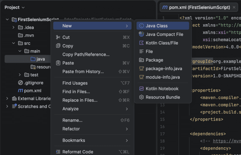 Run Your First Selenium Script in Java - Codekru